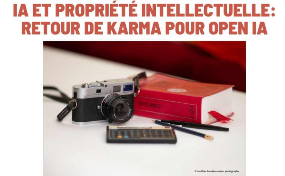 AI and intellectual property: Karma returns for Open AI